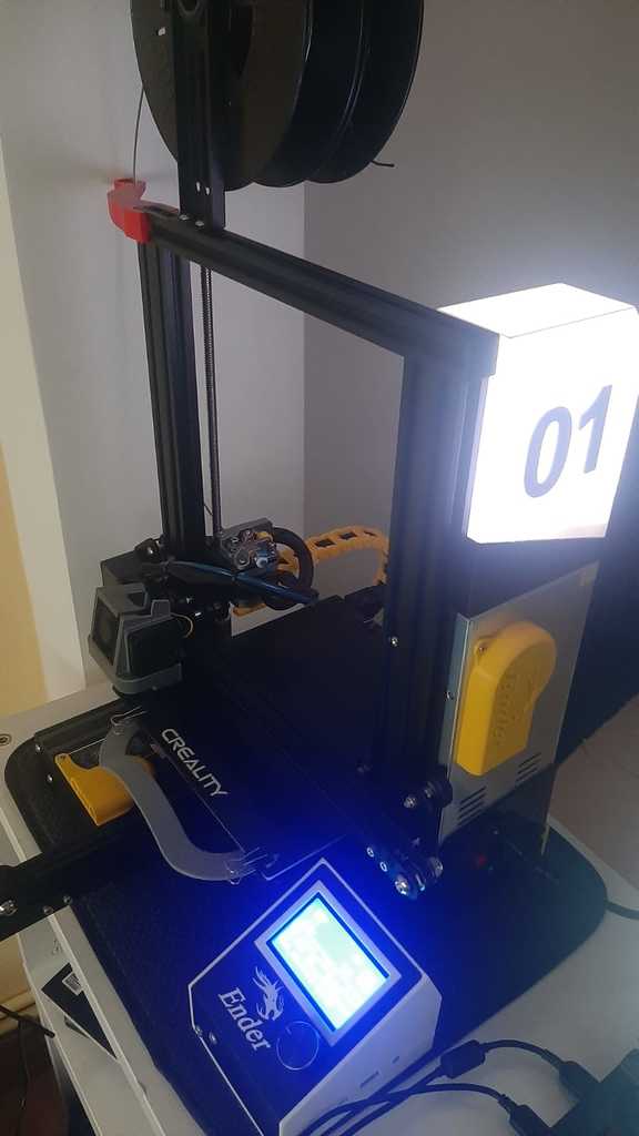 Ender 3 Status lamp by mozo galego | Download free STL model ...