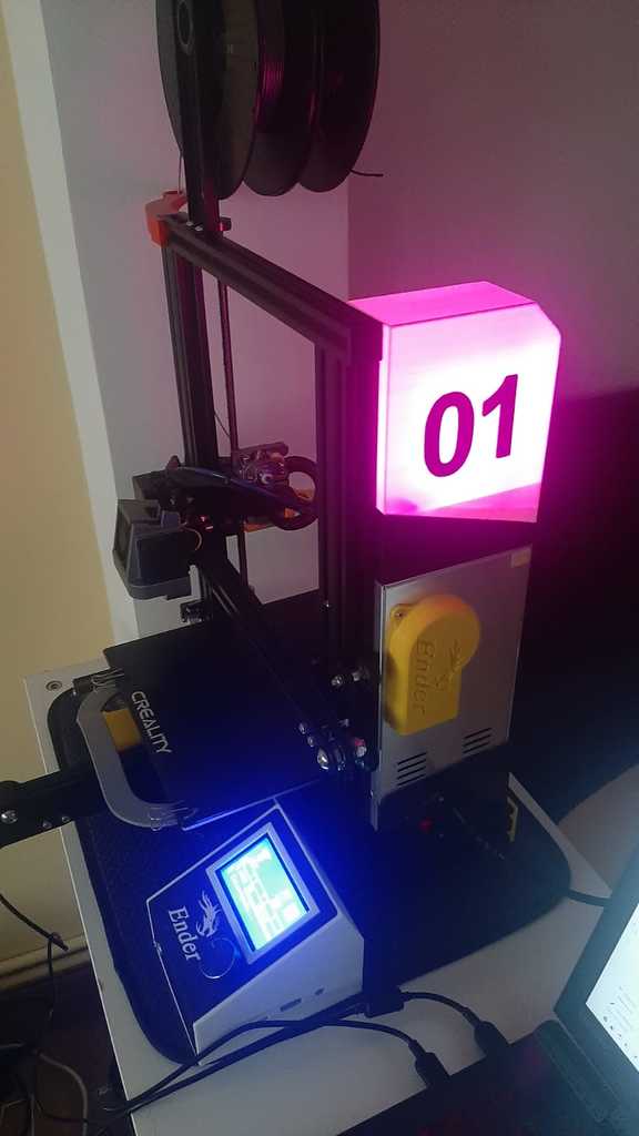 Ender 3 Status lamp by mozo galego | Download free STL model ...