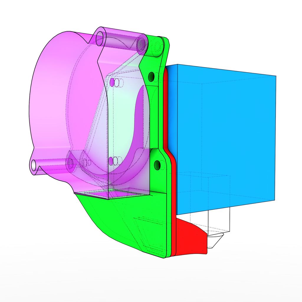 YaVoFaDu - Yet Another Volcano Fan Duct for the TronXY X5S by suromark ...