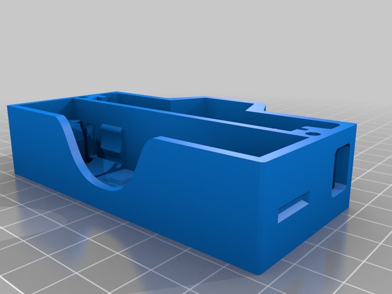 Battery case 18650 with room for charger and step-up converter by ...