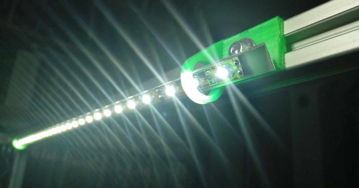 LED Holders (configurable) by suromark | Download free STL model ...