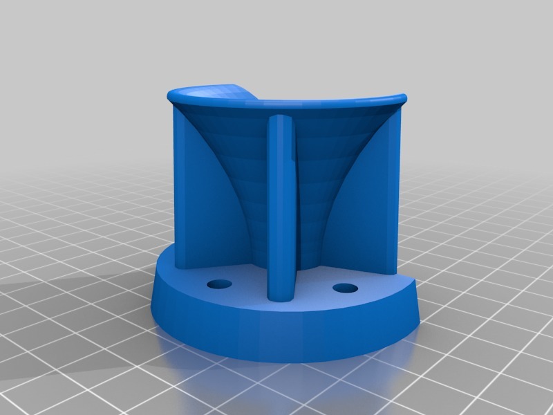 Curved-Inlet Drybox Filament Funnel by suromark | Download free STL ...