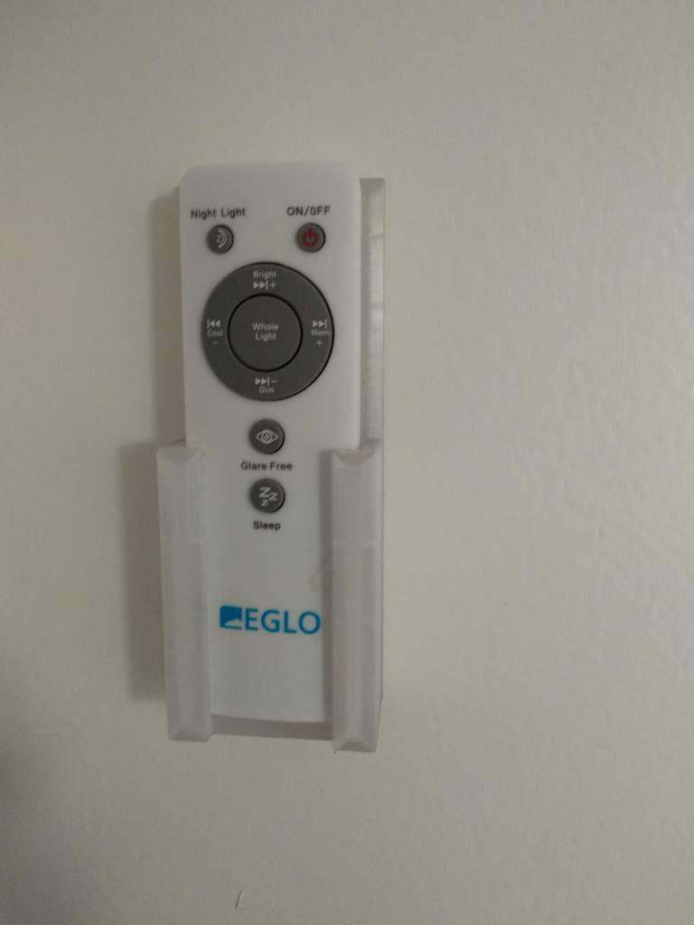 led remote wall holder by prt | Download free STL model | Printables.com