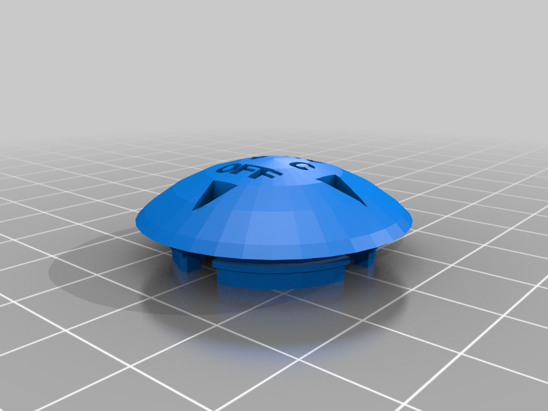 faucet handle screw cover by Losem | Download free STL model ...