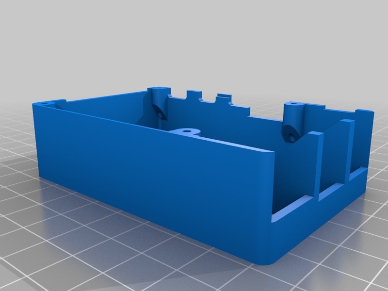 Raspberry Pi 4 case (40mm or 30mm fan) by Manabun Lab | Download free ...