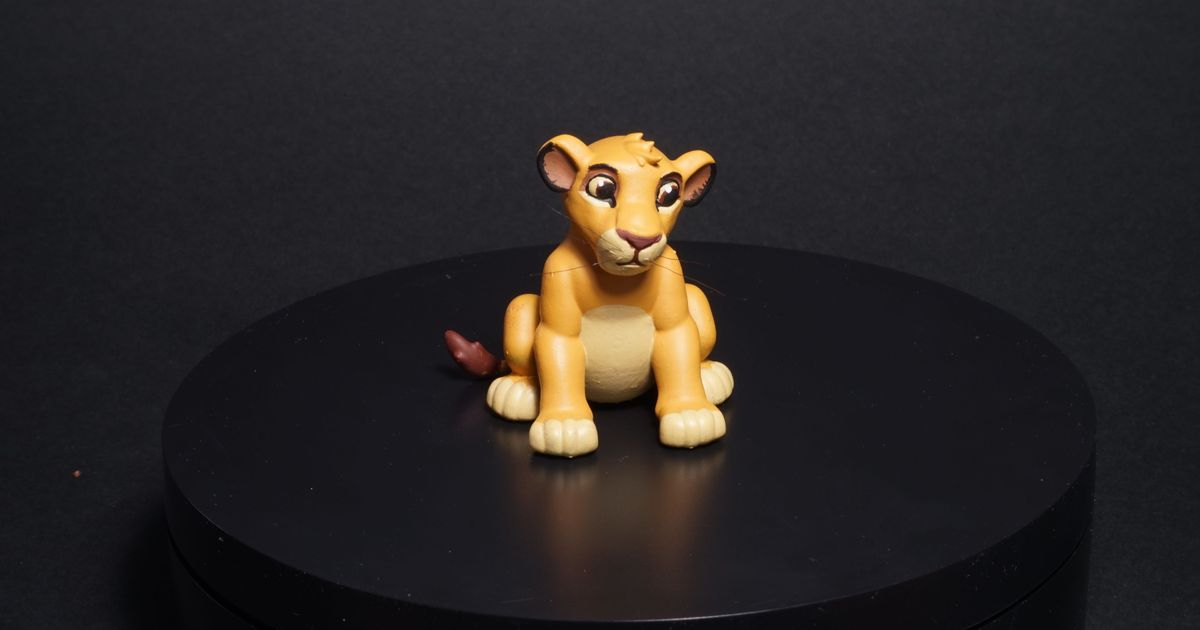 Simba cub - The Lion King 1994 by JamieKorte | Download free STL model ...