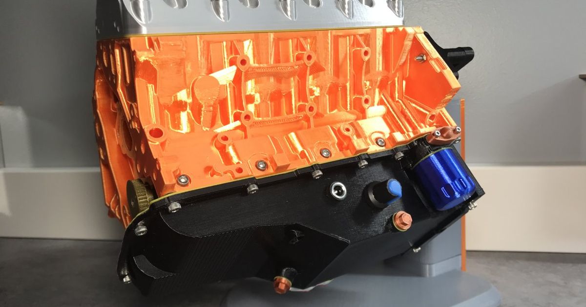 4/15.Oil Pan Remix for the LS3 Chevy Engine by dancan13f | Download ...