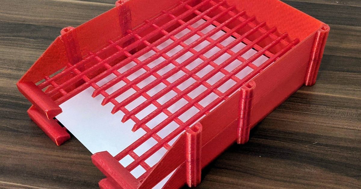 A4 Tray Stack by plu | Download free STL model | Printables.com