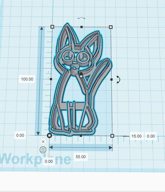 Jiji Cookie Cutter by TeamOliva | Download free STL model | Printables.com