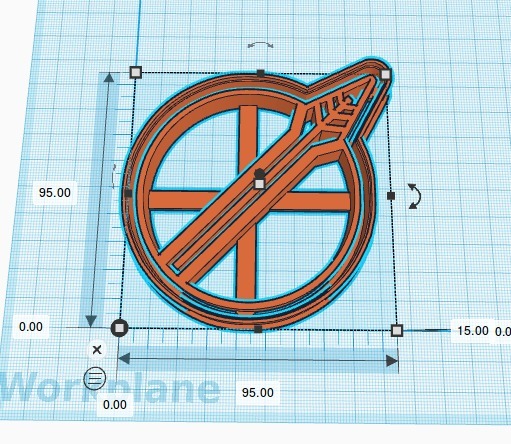 Pyrrha Nikos Symbol Cookie Cutter by TeamOliva | Download free STL ...