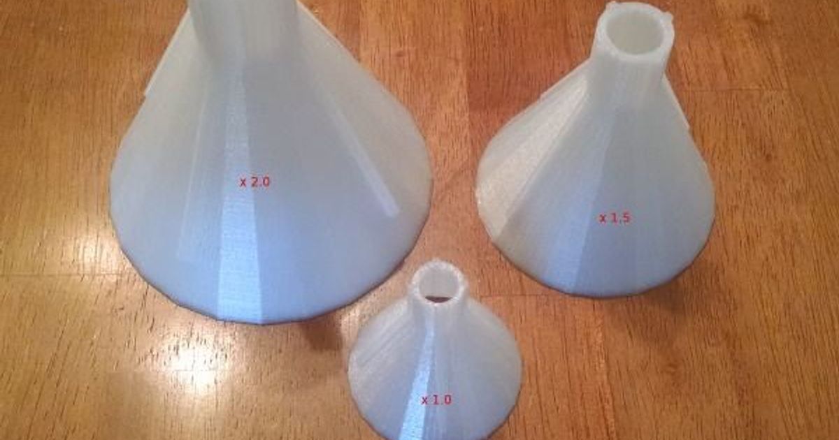 Funnel w/venting by TeamOliva | Download free STL model | Printables.com