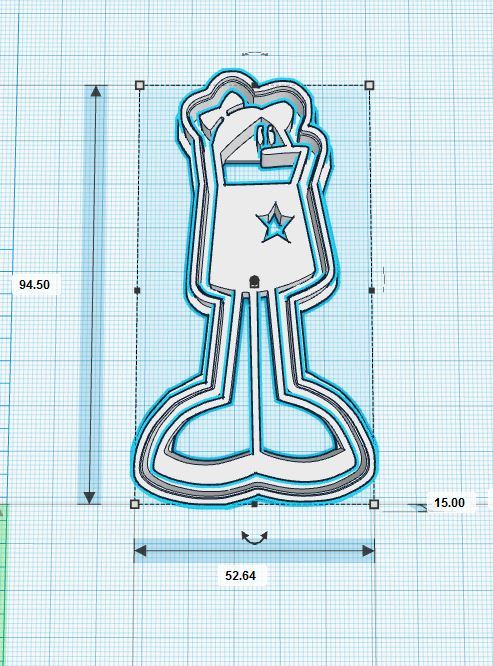 Homestar Runner Cookie Cutter Set #1 by TeamOliva | Download free STL ...