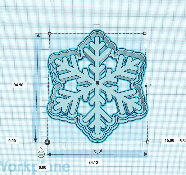 Snowflake Cookie Cutter by TeamOliva | Download free STL model ...