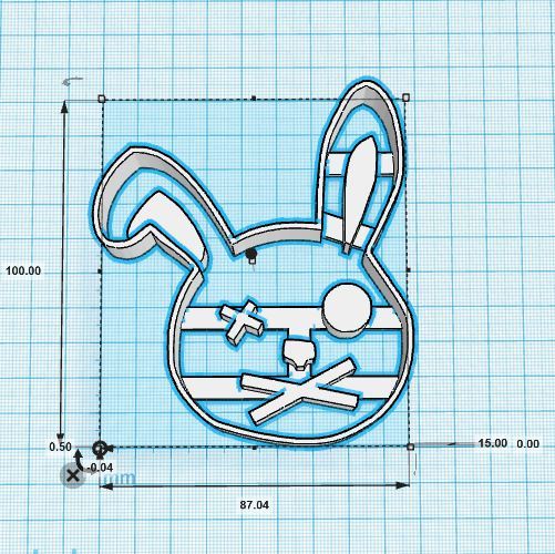 Borderlands Bunny Cookie Cutter by TeamOliva | Download free STL model ...