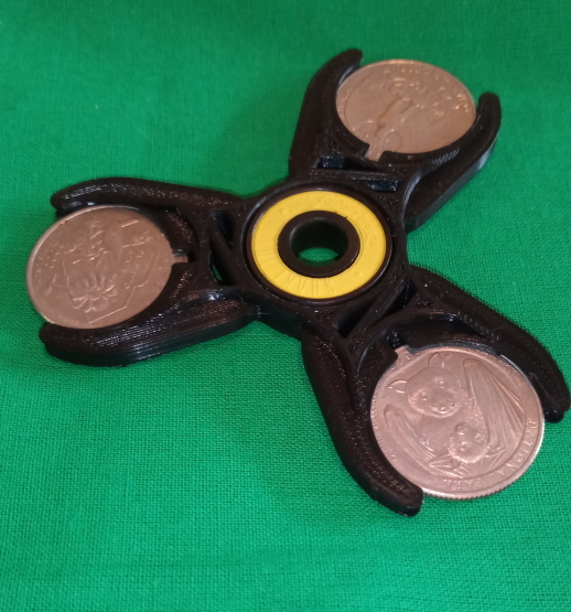 Quarter Spinner by xxqpxx | Download free STL model | Printables.com