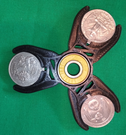Quarter Spinner by xxqpxx | Download free STL model | Printables.com