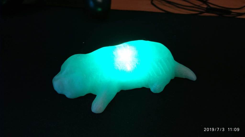 The Edmond - An LED Beagle Lamp by Roger Arbogast | Download free STL ...