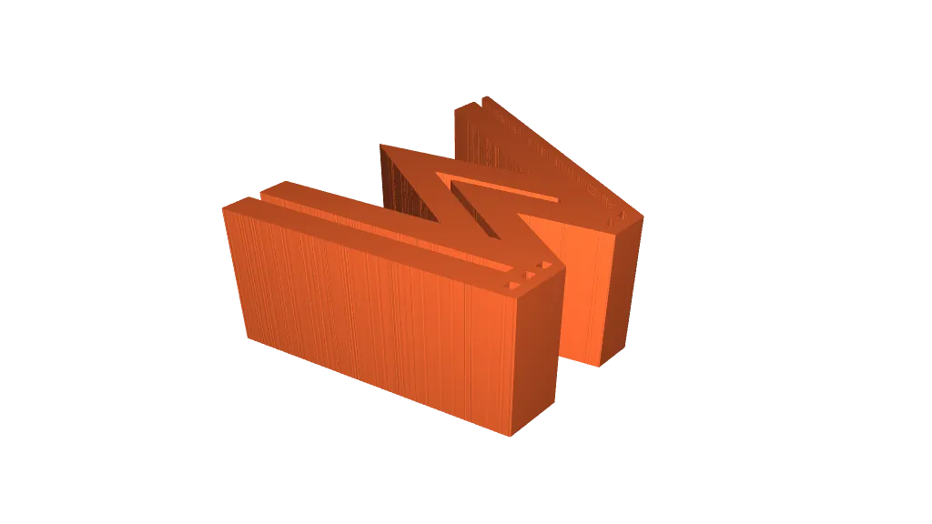 3D Alphabet - Letter W by Art G | Download free STL model | Printables.com