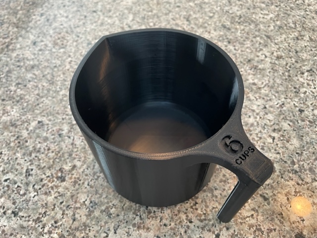 Scrape off 6 cup measuring container by Quickset45 | Download free STL ...