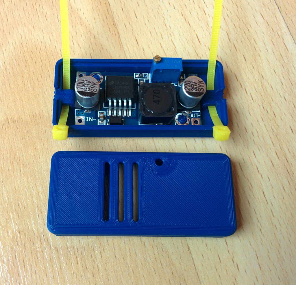 LM2596 Enclosure by Klave | Download free STL model | Printables.com