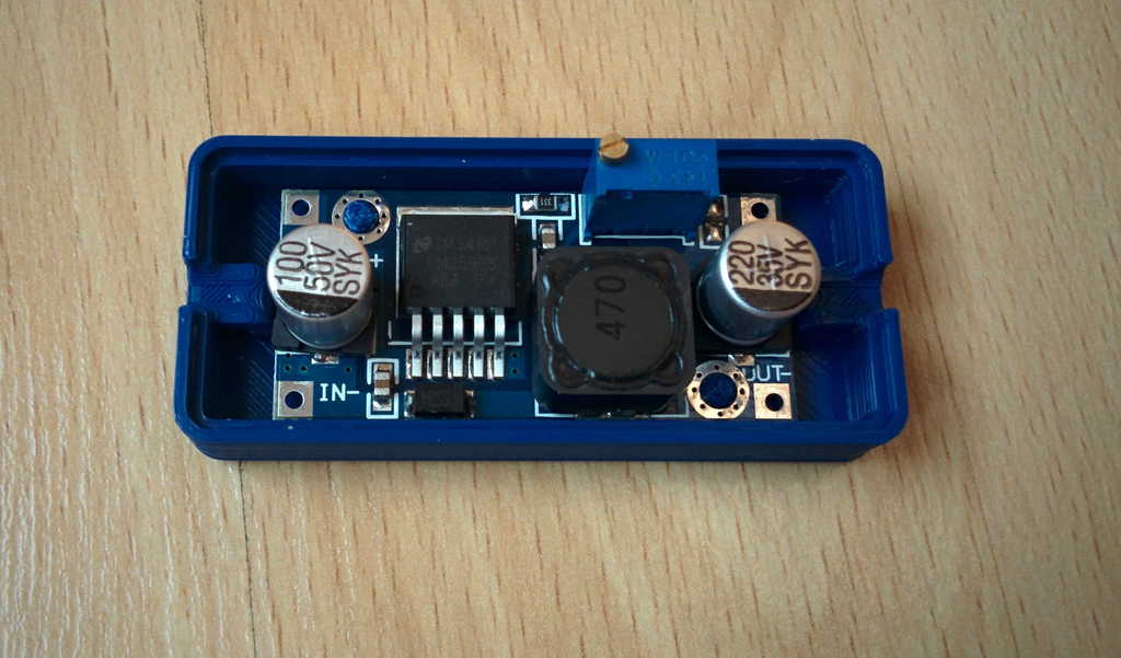 LM2596 Enclosure by Klave | Download free STL model | Printables.com