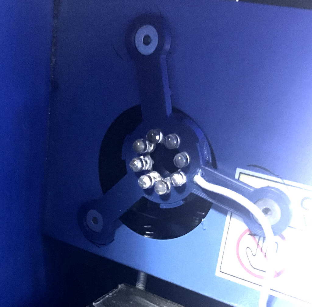 Laser Engraver Ring of LED's to indicate laser position by Klave ...
