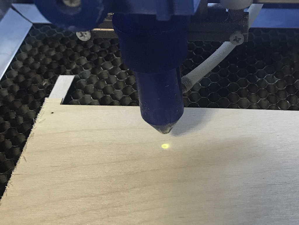 Laser Engraver Ring of LED's to indicate laser position by Klave ...
