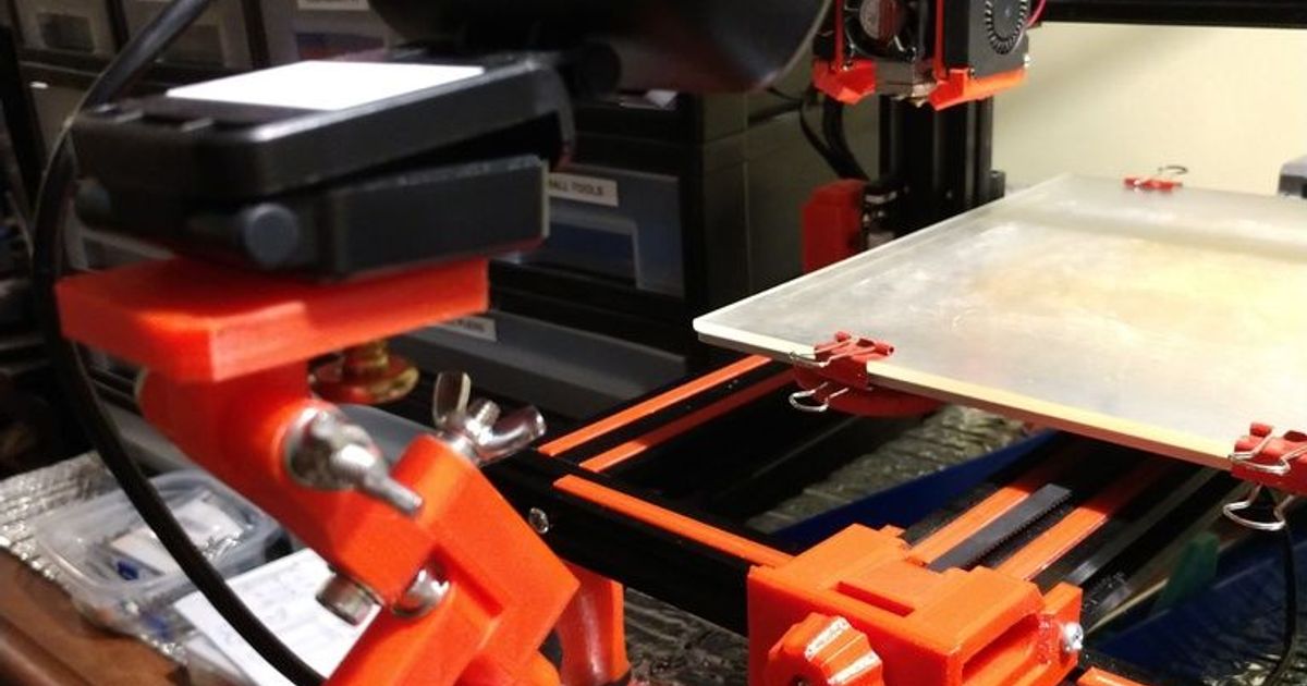 The Ultimate Sturdy Webcam Mount for 3D Printer by jonbourg | Download ...