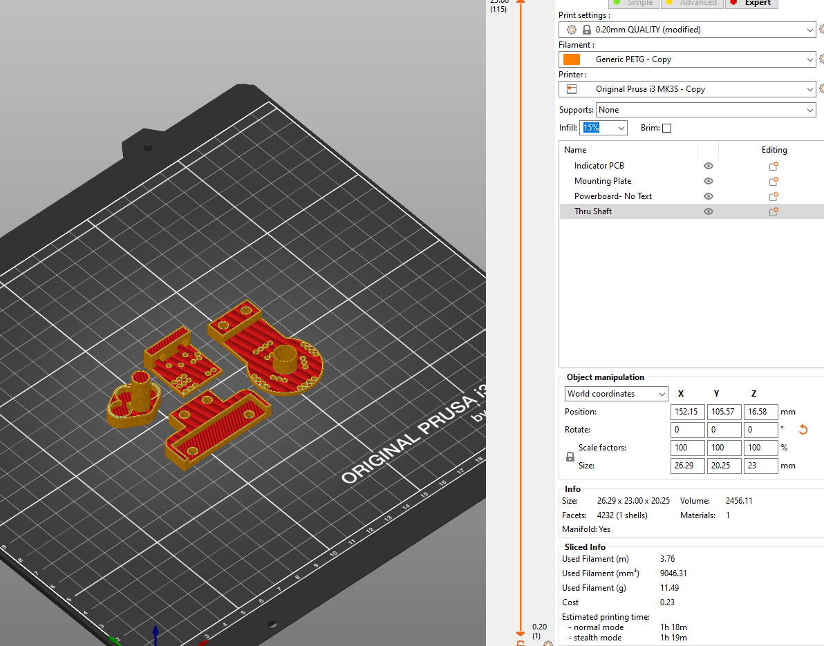 Extruder Indicator RGB Enhancement by AdamantLife | Download free STL ...