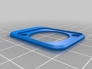 Manometer Panel Mount Plate by tehlonz | Download free STL model ...