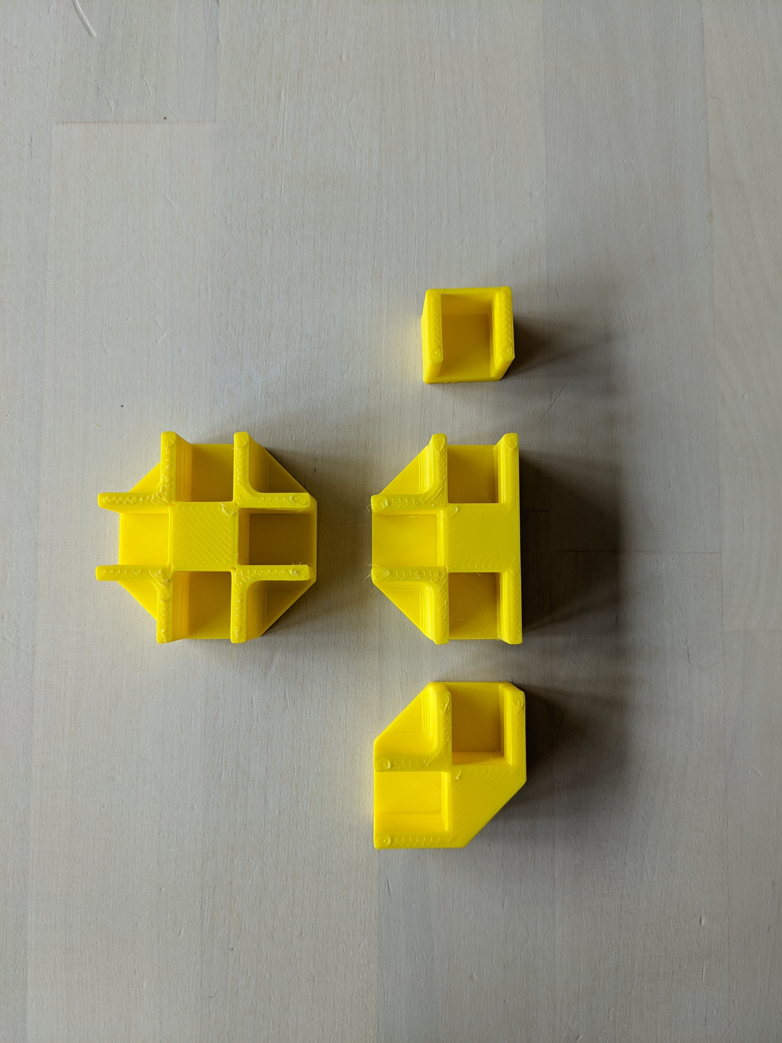 Modular and re-usable plywood furniture connectors by Keither ...