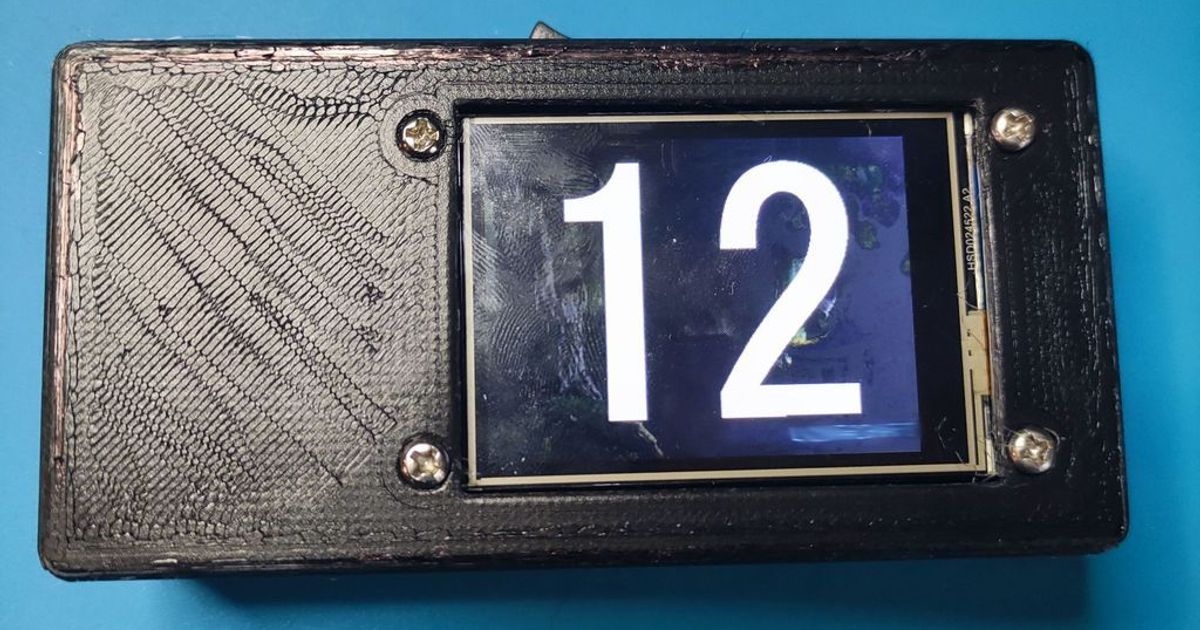 Electronic Number Sign - ENS by nj1337 | Download free STL model ...