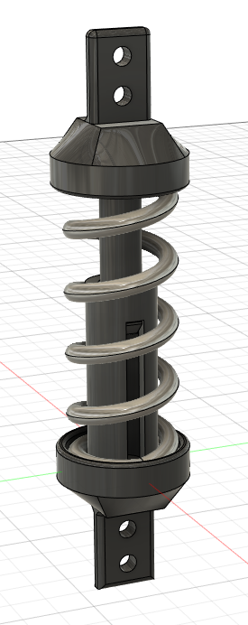 shock absorber 88.5mm 3D printed by nj1337 | Download free STL model ...