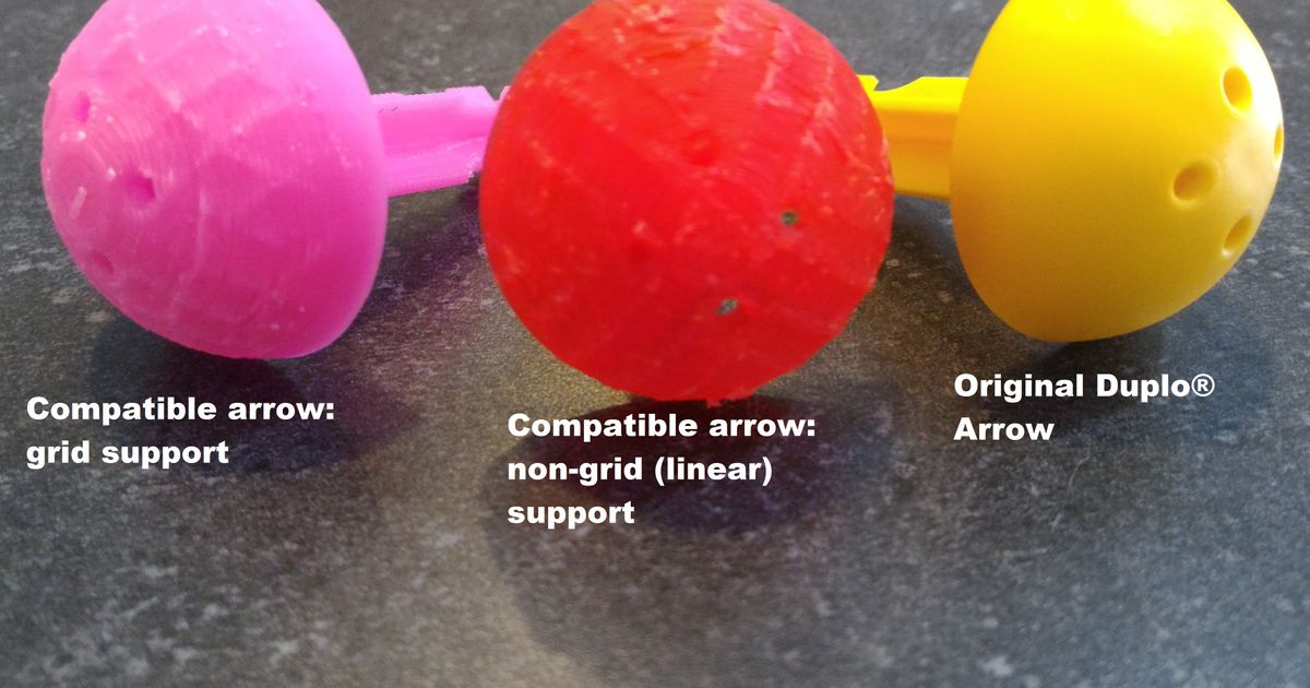 Building block Arrow by Dan the 3D Printing Dad | Download free STL ...