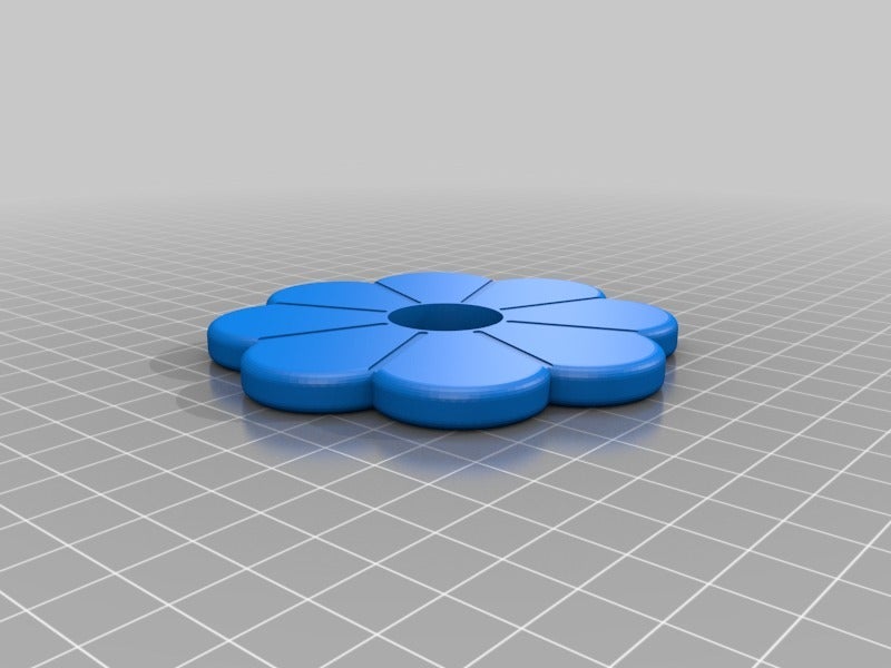 Flower Fidget Spinner by Dan the 3D Printing Dad | Download free STL ...