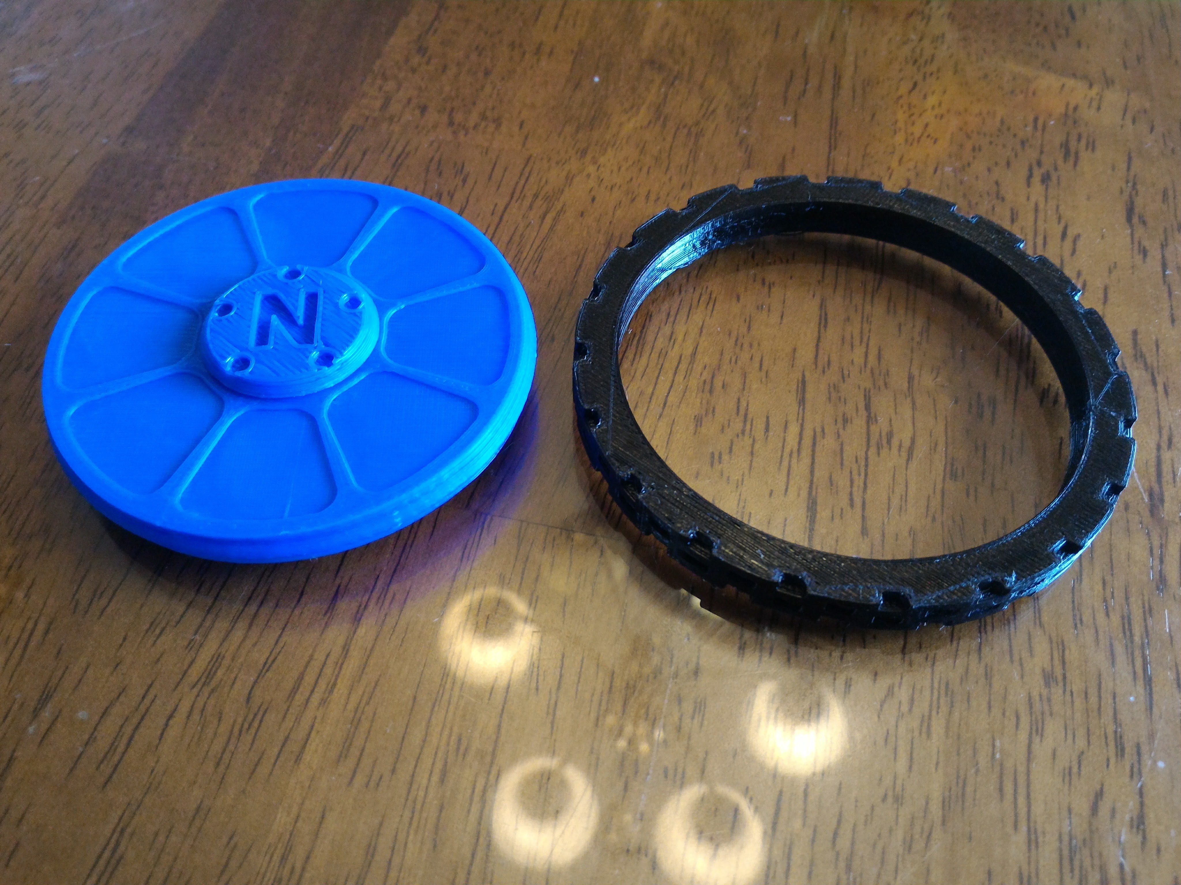 Wheel fidget spinner - complete with tire by Dan the 3D Printing Dad ...