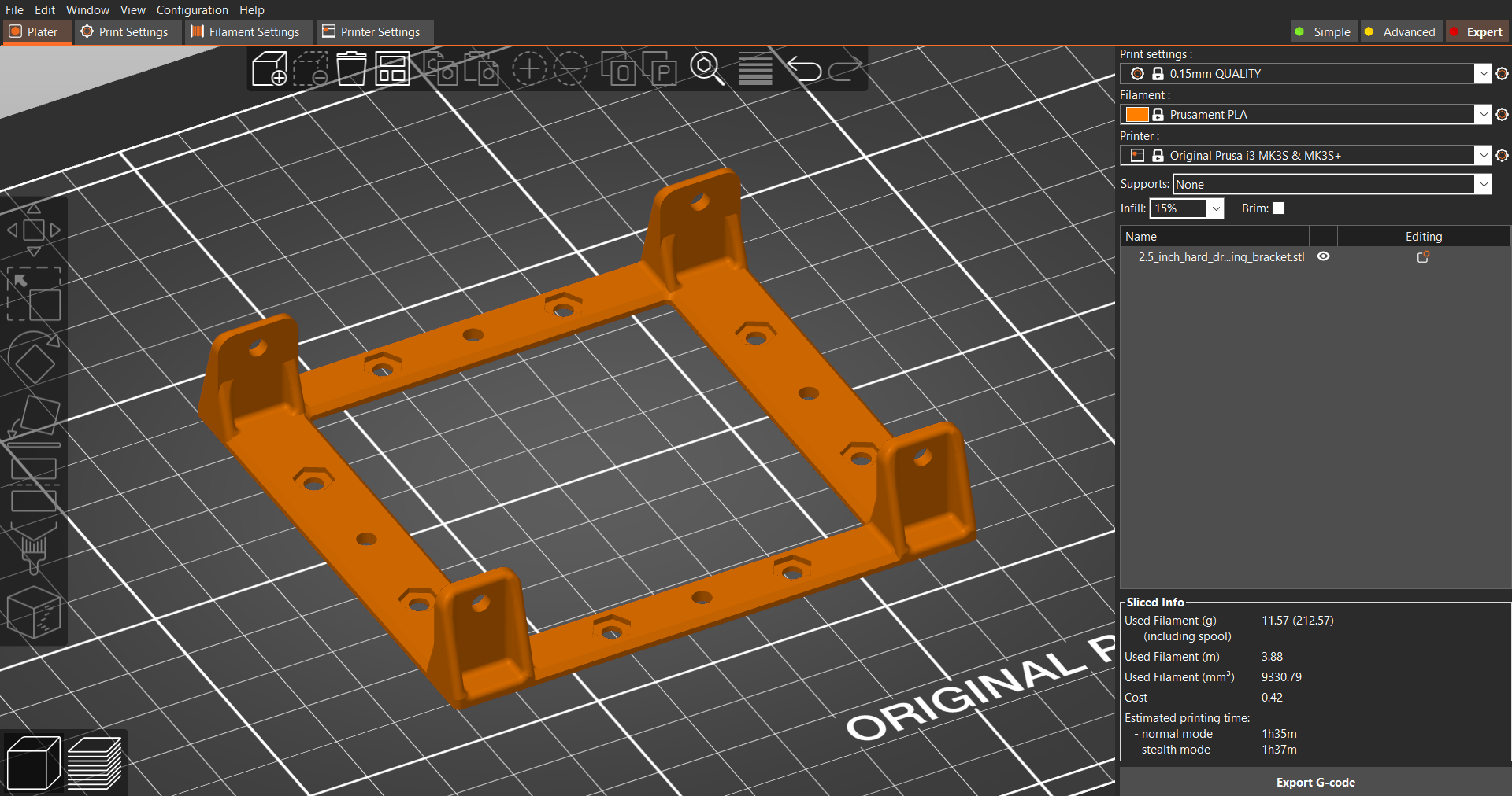 2.5 Inch Mounting Bracket par The3Designer | Téléchargez gratuitement ...