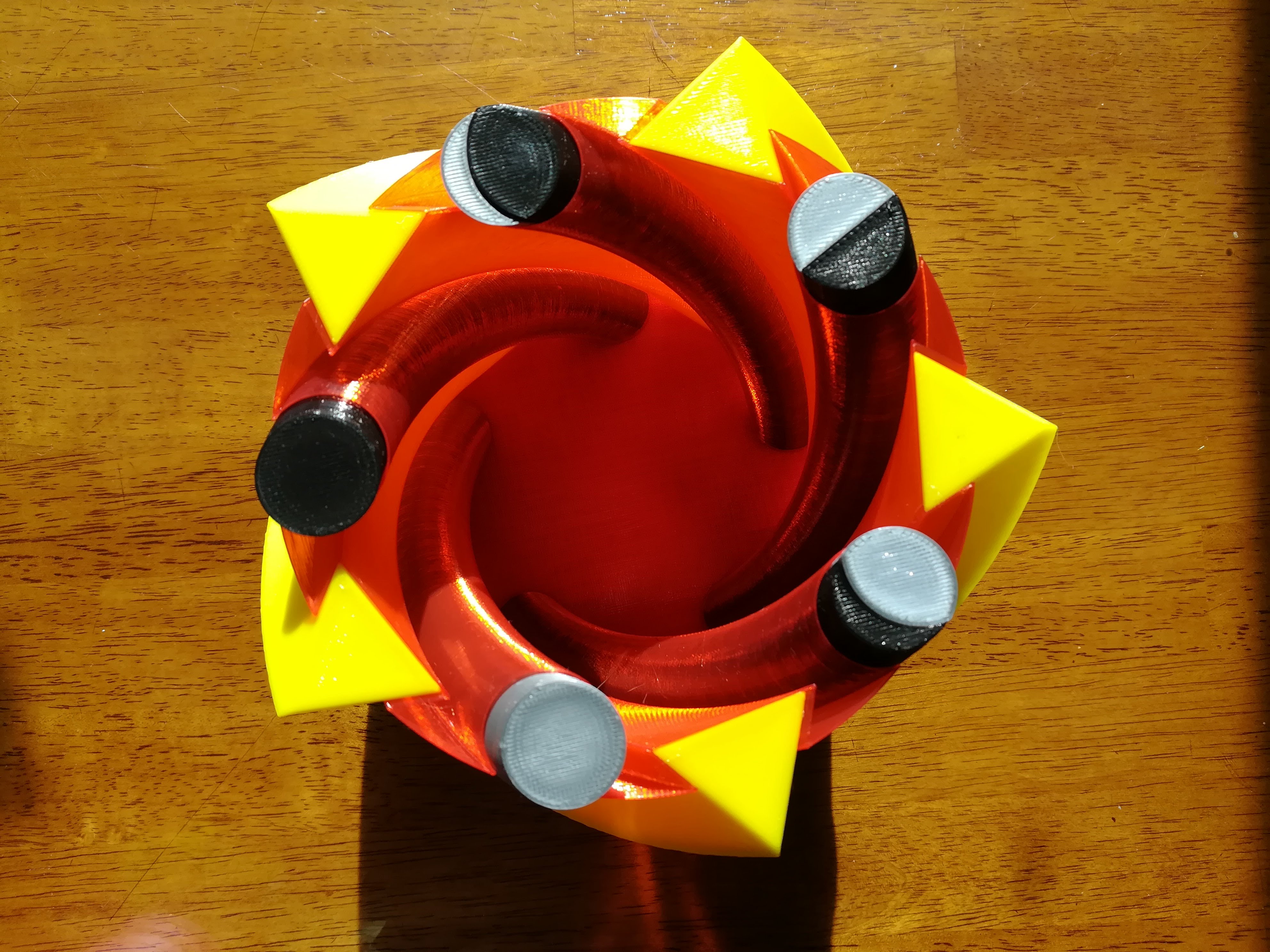 Sun and moon container by Dan the 3D Printing Dad | Download free STL ...