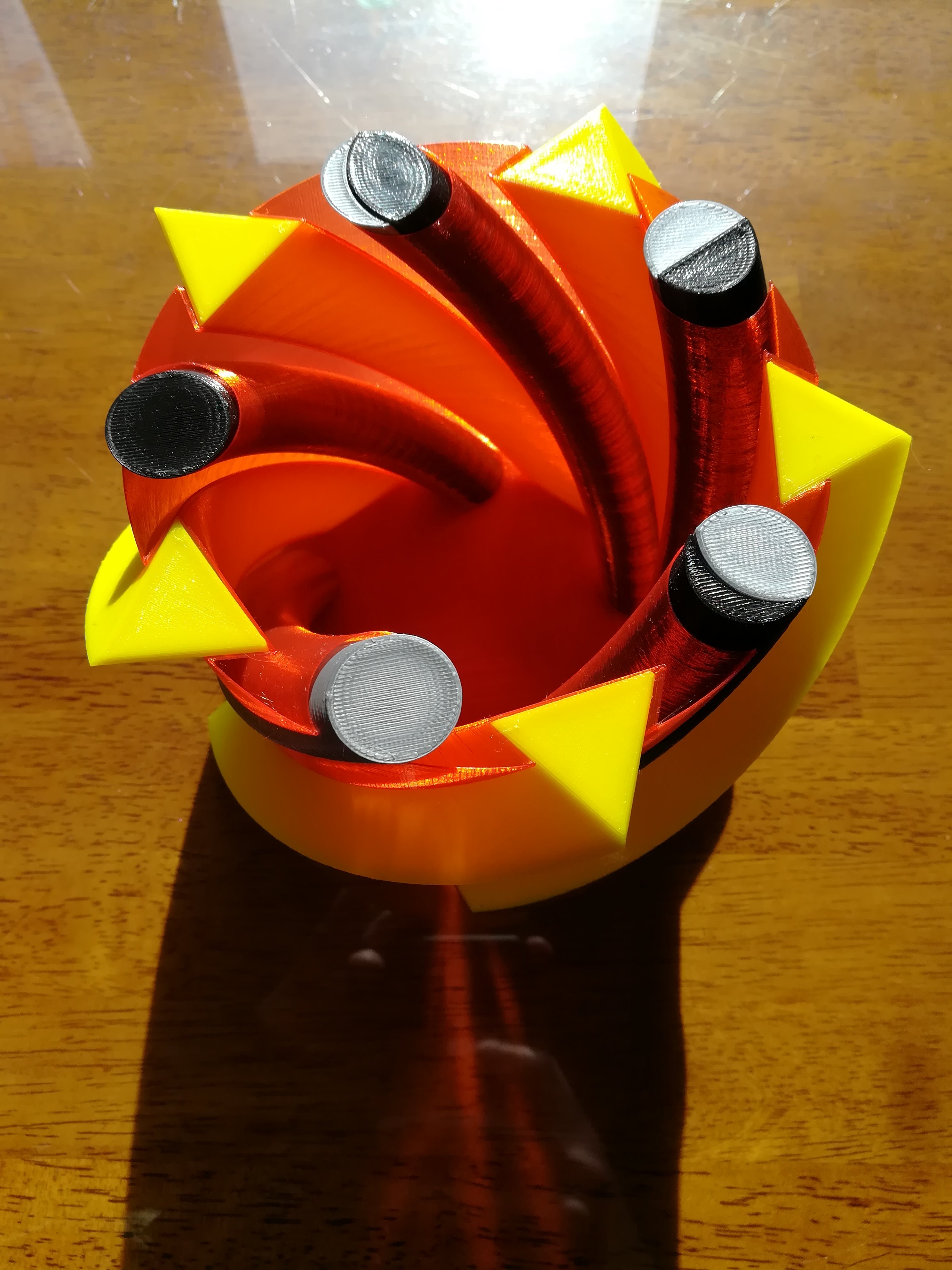 Sun and moon container by Dan the 3D Printing Dad | Download free STL ...