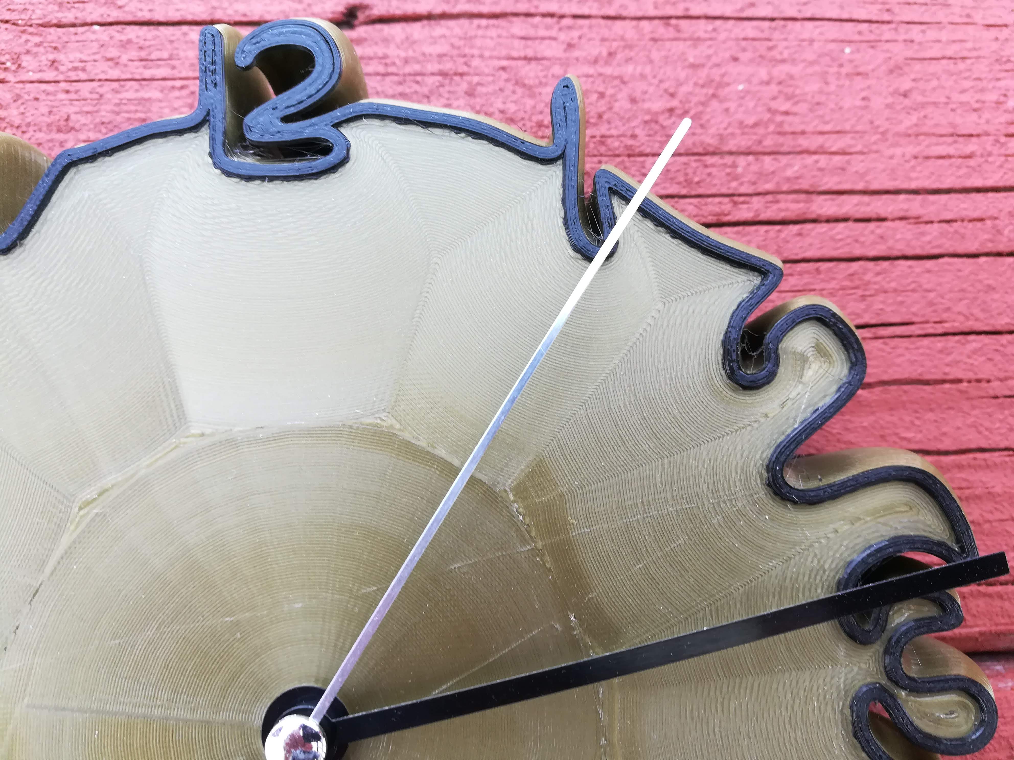 Wavy Clock v2 by Dan the 3D Printing Dad | Download free STL model ...