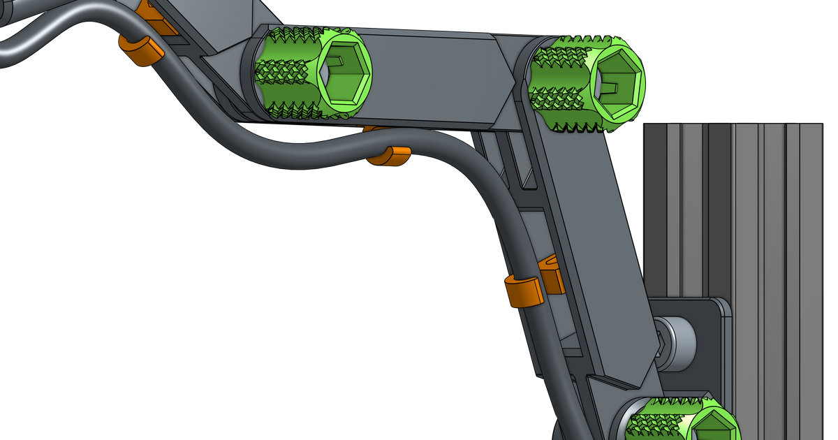Cable Clips for Modular Mounting System Arms - Customizable by 6d6178 ...