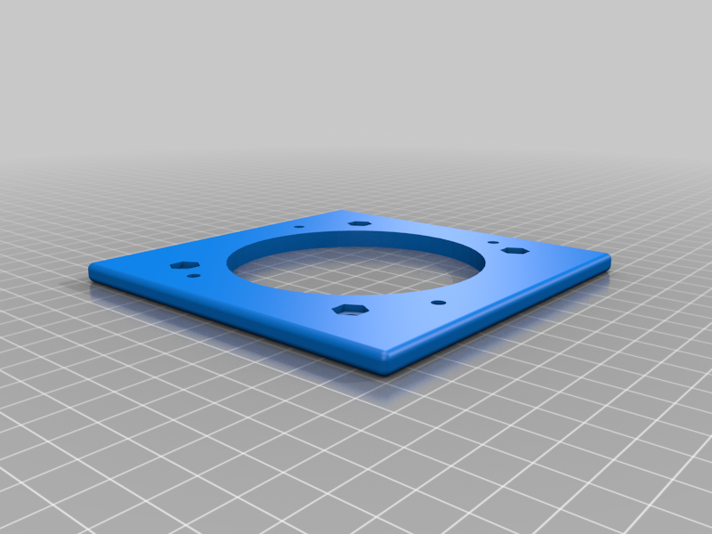 Exhaust Fan Mounting Plate for Moray Laser by Openscaddad | Download ...