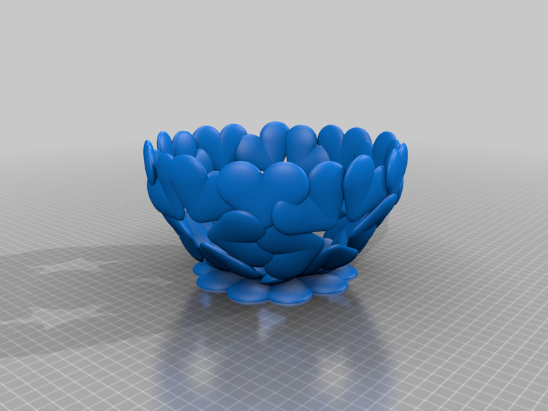 Joined Hearts Candy Dish by Openscaddad | Download free STL model ...