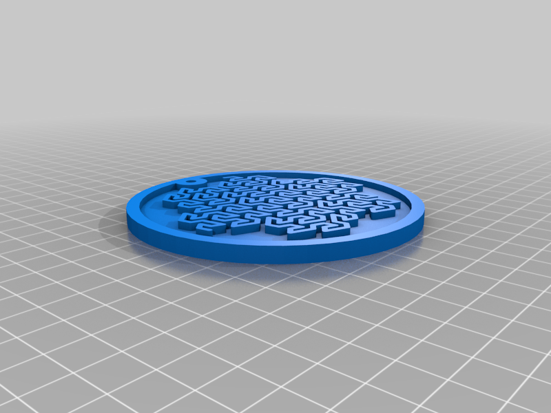 Gosper flake ornament/coaster by Openscaddad | Download free STL model ...