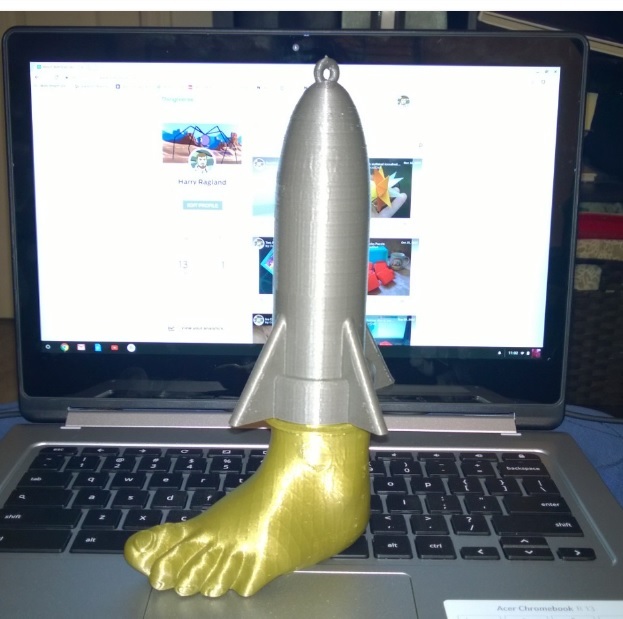 Missile Toe Ornament/Container by Openscaddad | Download free STL model ... Missile Toe Ornament/Container by Openscaddad | Download free STL model ...