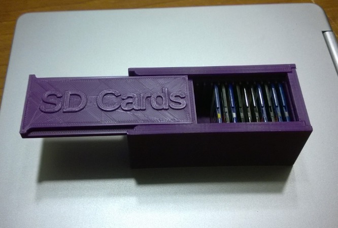 SD Card Storage by Openscaddad | Download free STL model | Printables.com