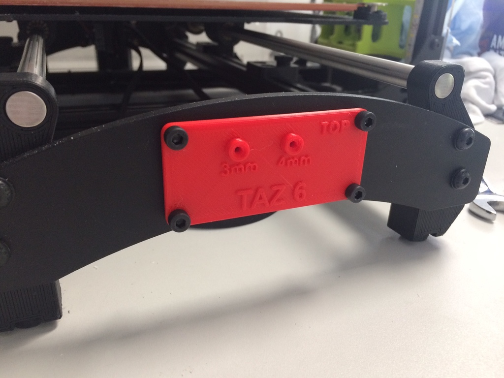 Taz 6 style Externally Accessable Y axis belt tensioner (Metric version ...