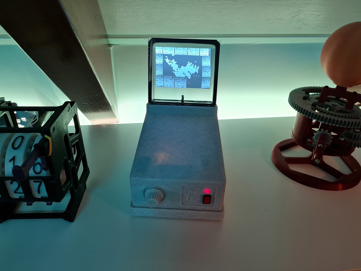 Mini moniteur vidéo CRT plat by Chyneuze | Download free STL model ...