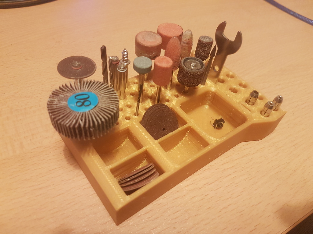 Dremel - Bit organizer (Large) by lgcproductions | Download free STL ...