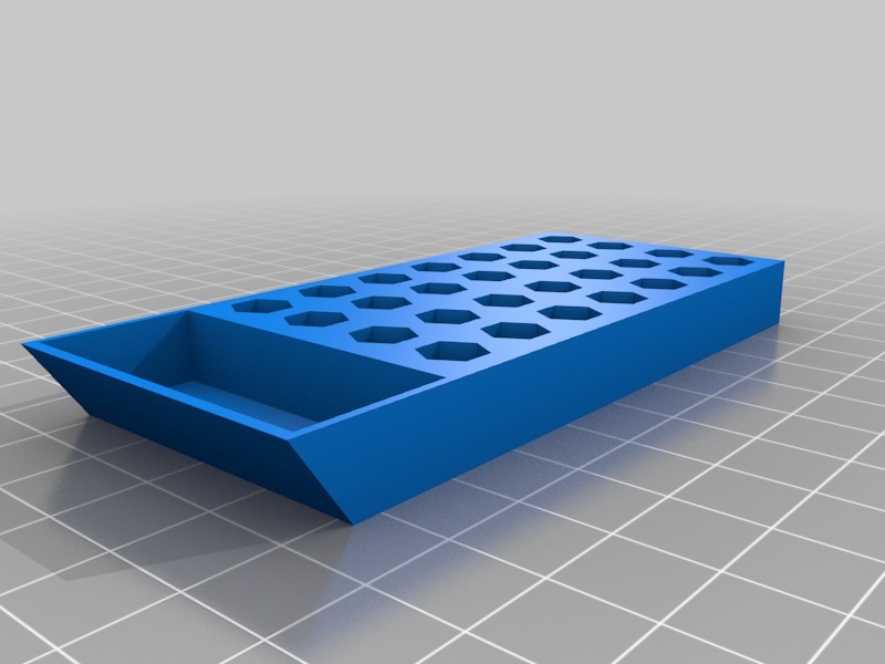 Screwdriver Bit Tray by lgcproductions | Download free STL model ...
